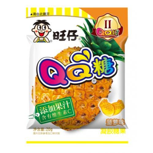 旺仔 QQ糖 菠萝味 70g_果冻糖果_休闲食品_乐动易购-ledoshop