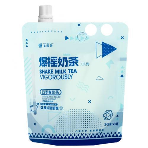 果遇茶 爆摇奶茶 四季春味 53g_冲泡饮品_冷热饮品_乐动易购-ledoshop