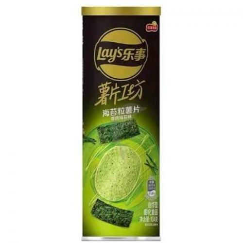 乐事 工坊海苔粒薯片 （香烤海苔味）104g_饼干薯片_休闲食品_乐动易购-ledoshop