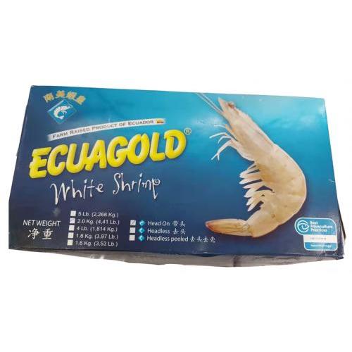 南美虾皇 冷冻南美白虾(基围虾) 30/40 带头带壳 2KG_冷冻生鲜_冷冻食品_乐动易购-ledoshop