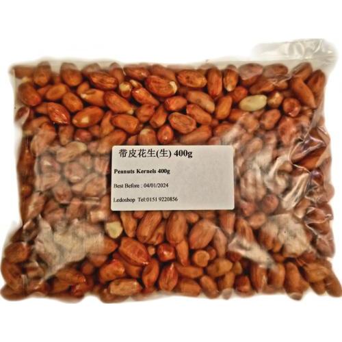带皮花生（生）400g_各种豆类_南北干货_乐动易购-ledoshop