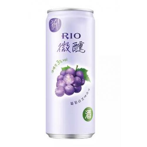 RIO 微醺葡萄白兰地风味鸡尾酒 330ml (3%酒精度 VOL)_冷热饮品_乐动易购-ledoshop