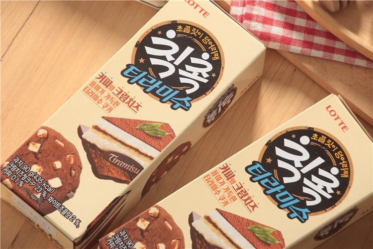 乐天 韩式提拉米苏软曲奇 90g_饼干薯片_休闲食品_乐动易购-ledoshop