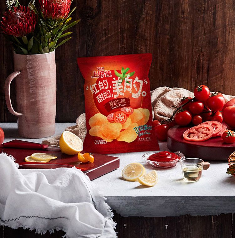 上好佳薯片 - 番茄口味 50g_休闲食品_乐动易购-ledoshop
